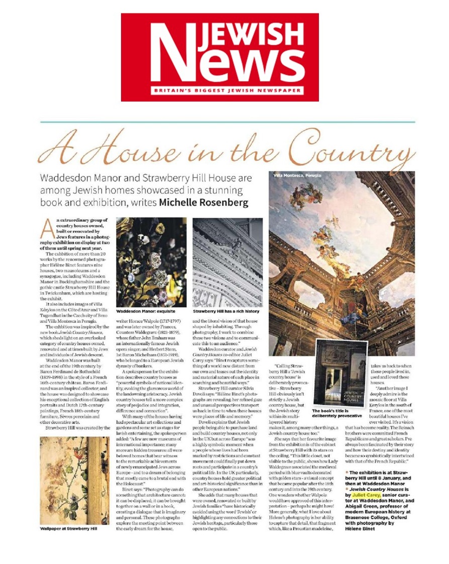 Press coverage: 'Jewish Country Houses' | JCH: Jewish Country Houses ...